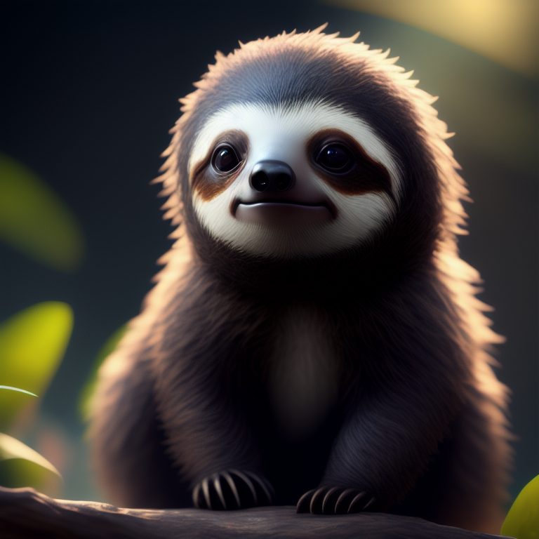 Sloth With Sunglasses Emoji