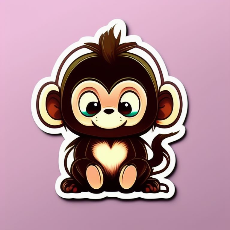Cute Cartoon Monkeys Pictures