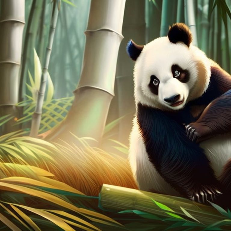 Scared Panda After Earthquake