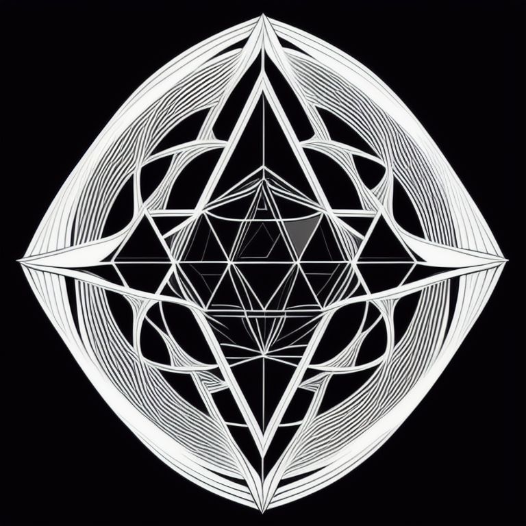 Sacred Geometry Art Triangles