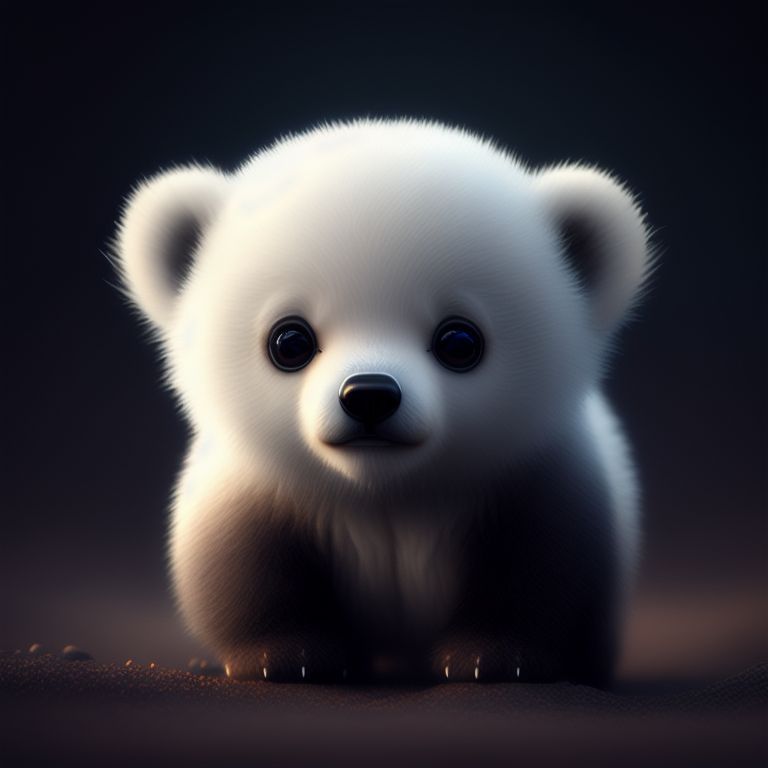 Chibi Polar Bear Drawing