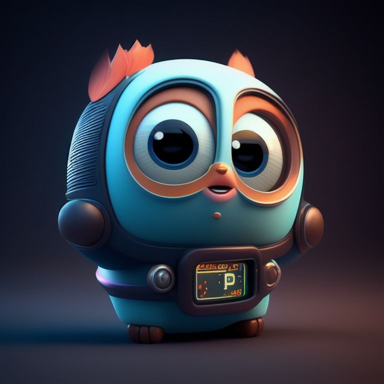 Colored Cartoon Character Drawings