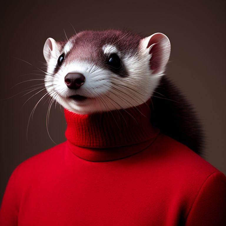 Ferrets Wearing Clothes