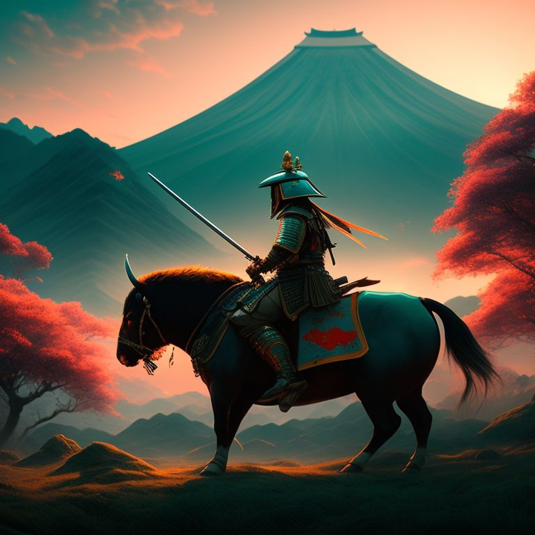 Samurai Landscape Background