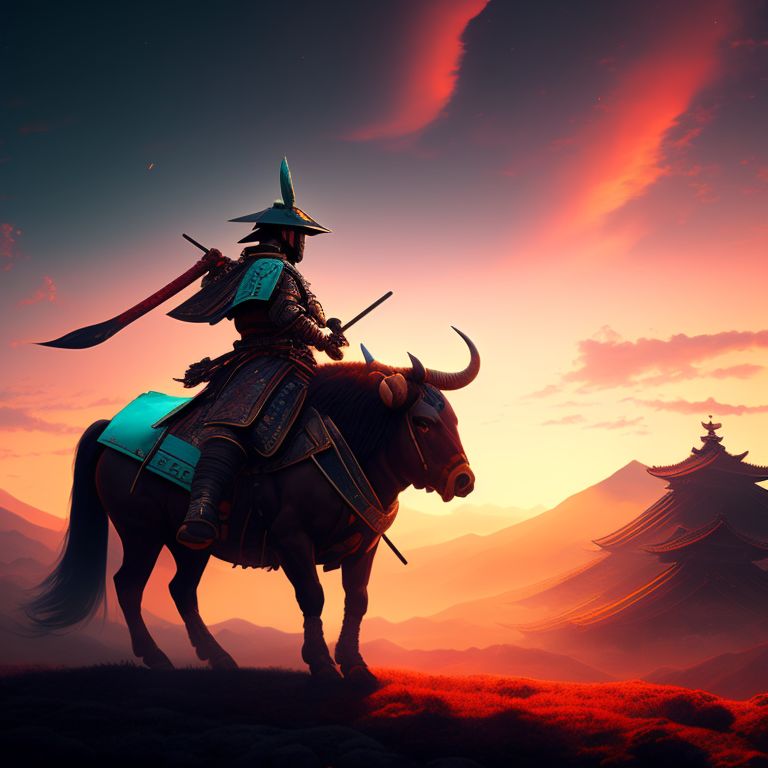 Samurai Landscape Background