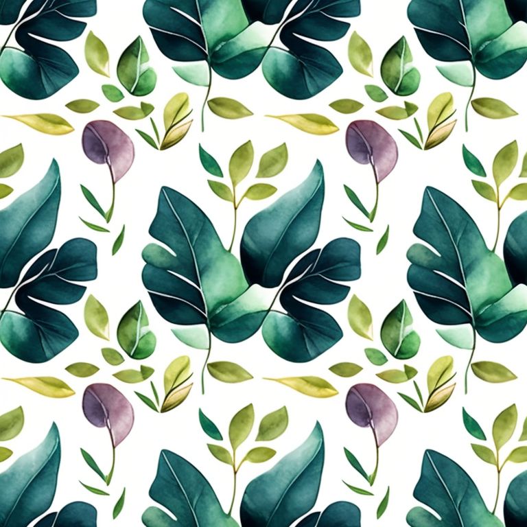 Repeating Leaf Background