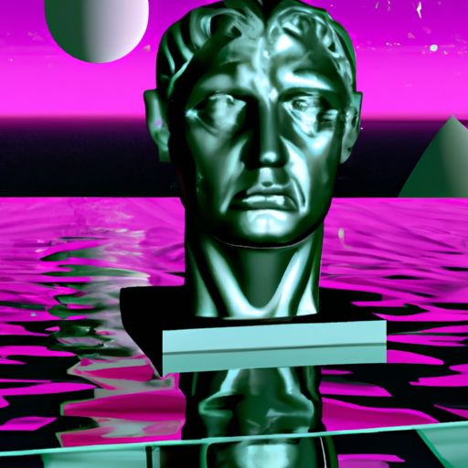 sethmillstein: a julius caesar bust rising from the ocean, phong ...