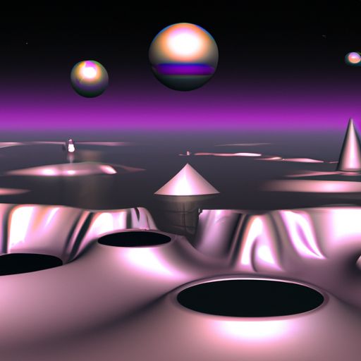 sethmillstein: a barren alien landscape with mercury waterfalls, phong ...