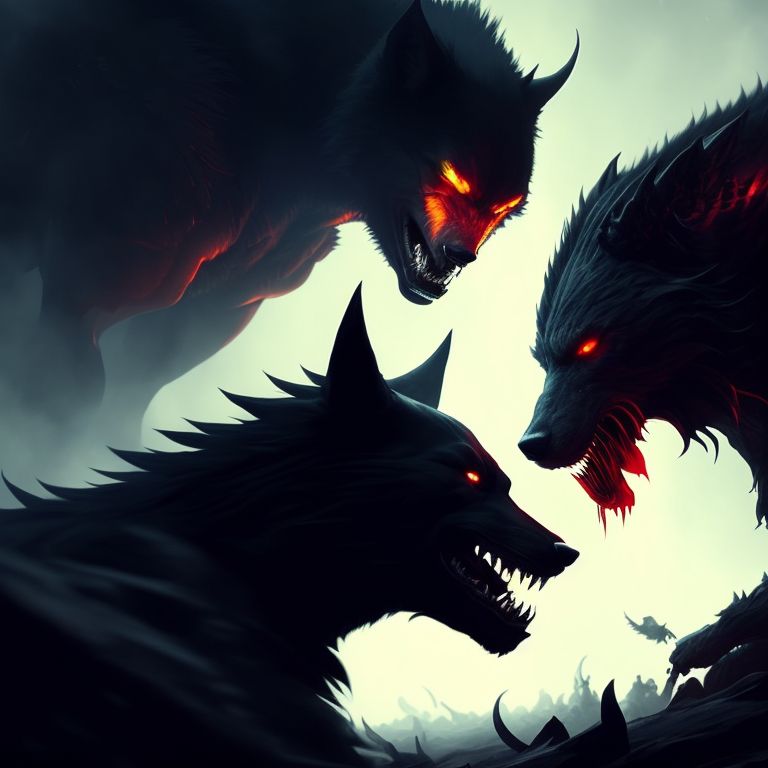 Black Demon Wolf