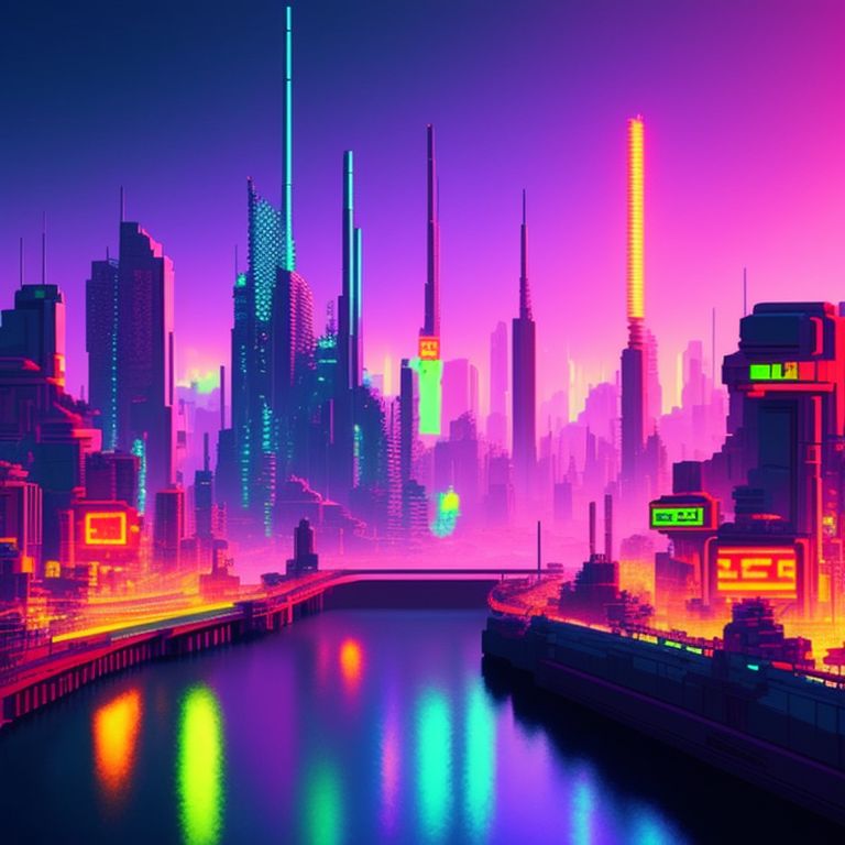 8 Bit Cityscape