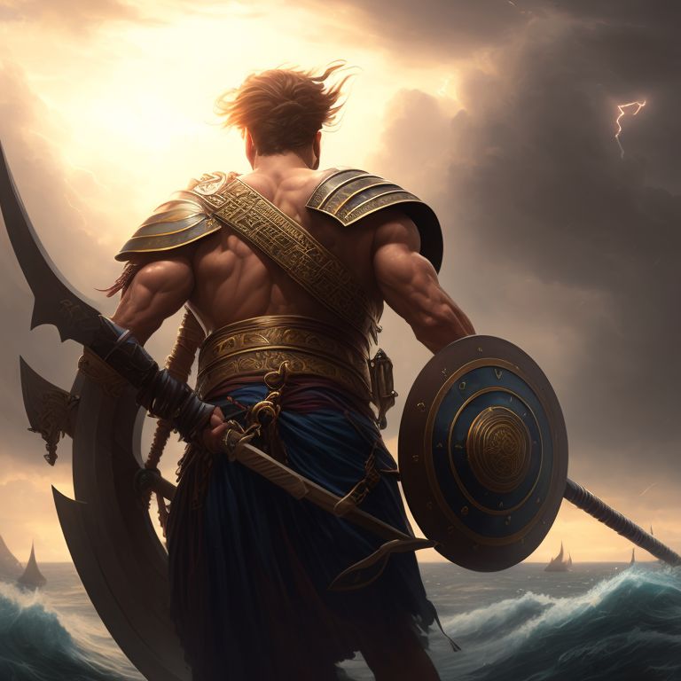 kooshaza: A greek warrior at sea