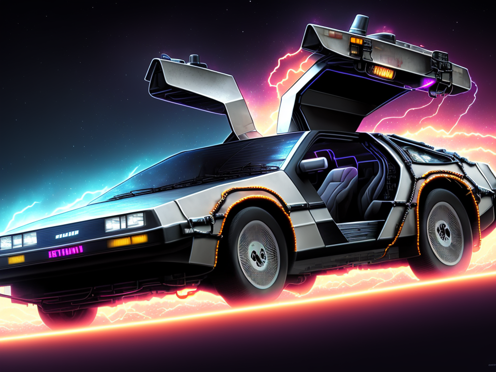 Back To The Future Delorean Tattoo