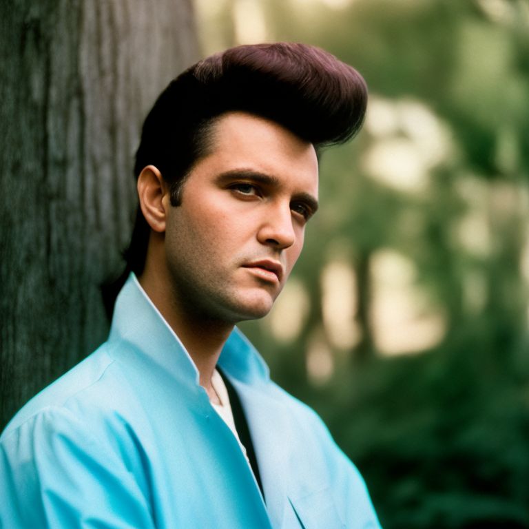 Elvis Presley Hairstyle 1950