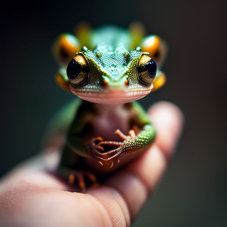 Cute Baby Lizard