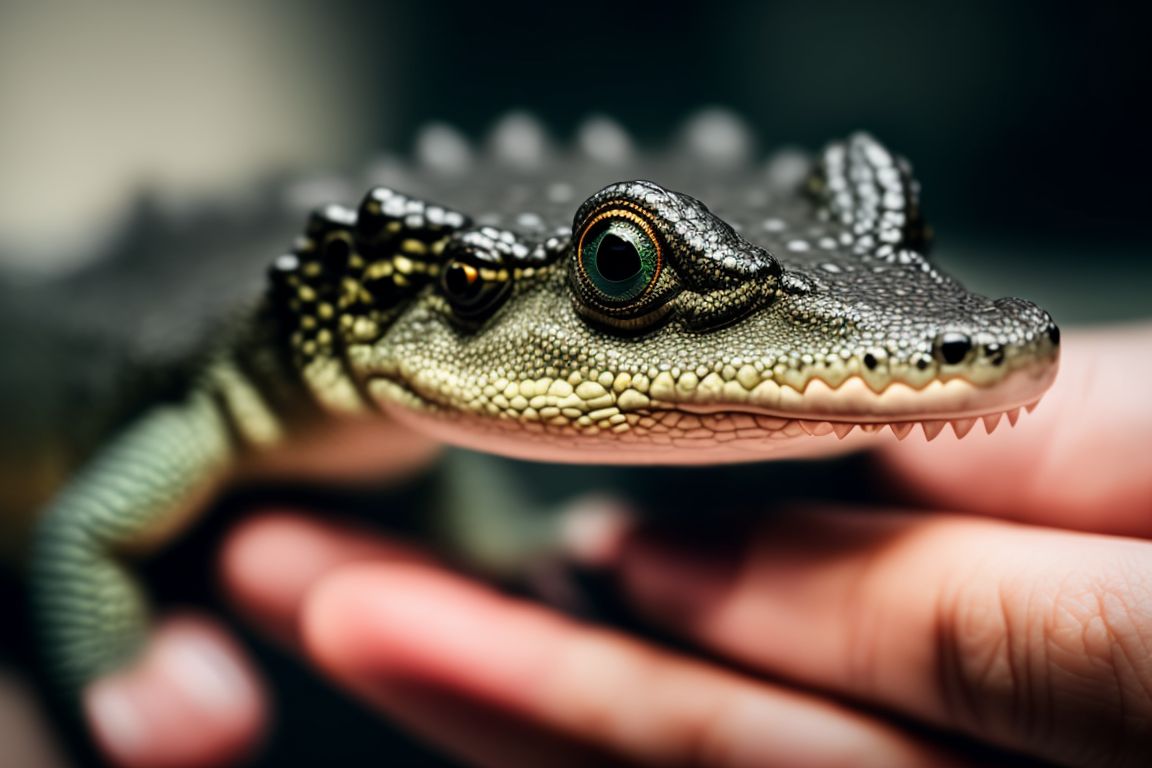 Baby Saltwater Crocodile