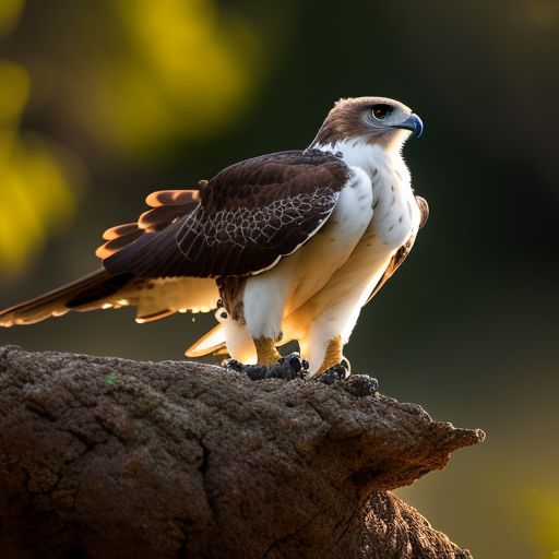 Big Flying Cartoon Hawk