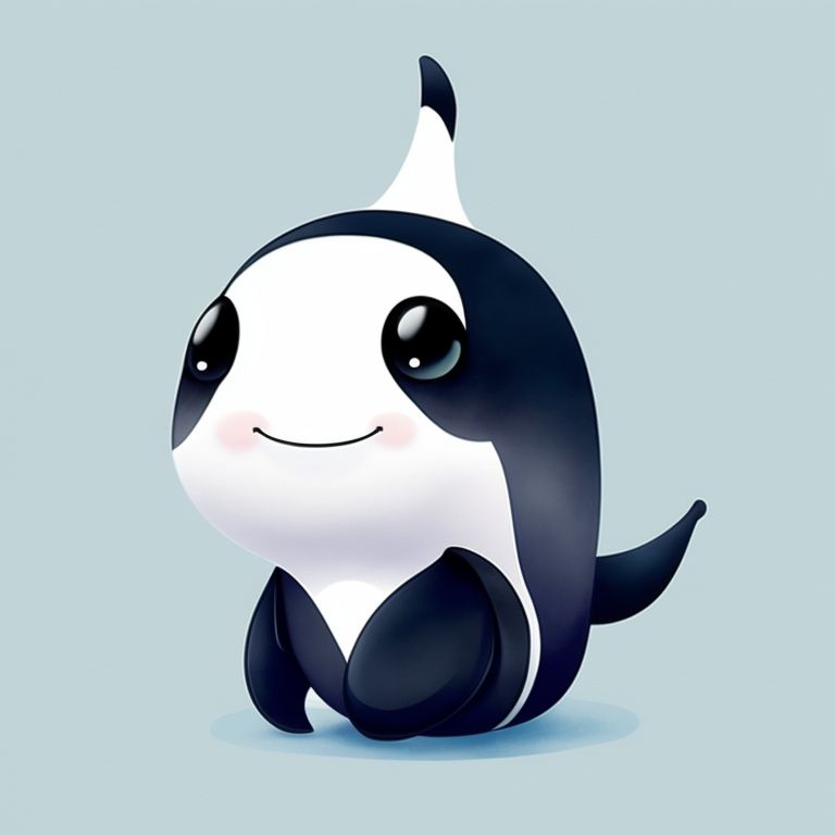 Cute Baby Killer Whale