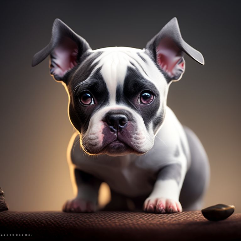 Grey American Bulldog