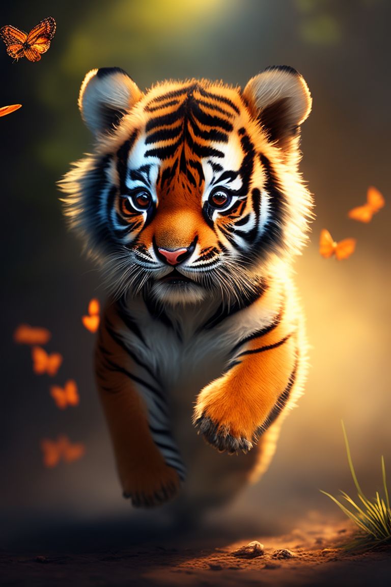 Cute Baby Tiger Images