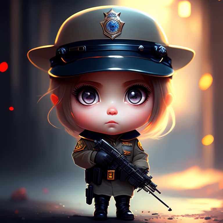 Chibi Policeman