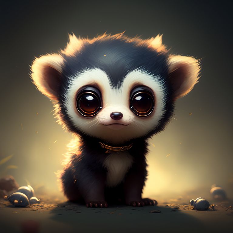 Cute Honey Badger Cartoon