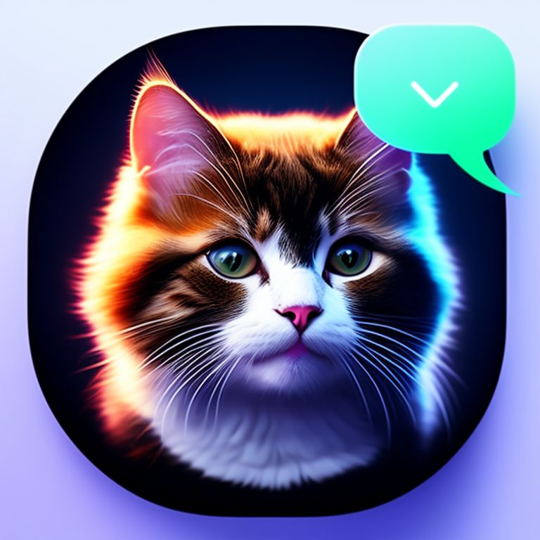 arthurjustin: Cat, Chat bubble, AI