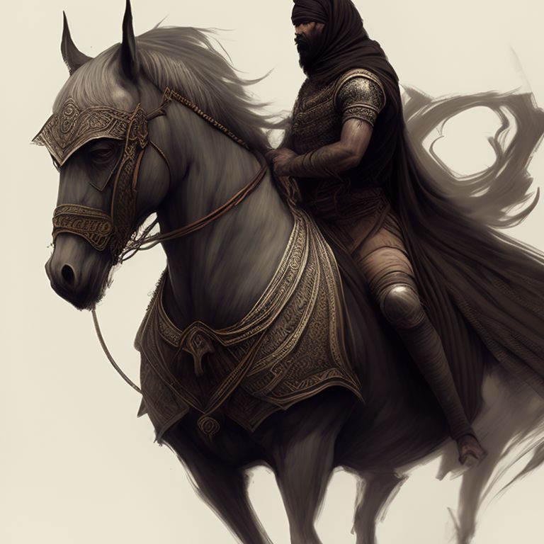 Arabian Knights Horse Rider Wallpaper