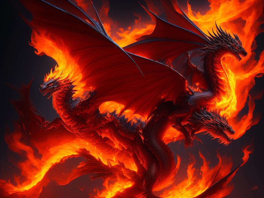 Flying Fire Dragon