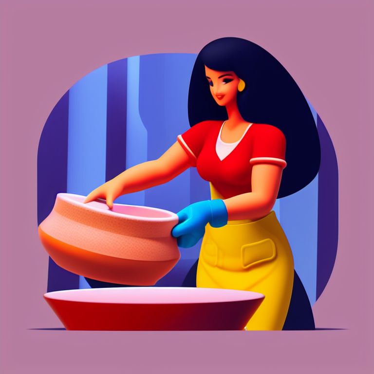 yeapea: brunette woman making pottery