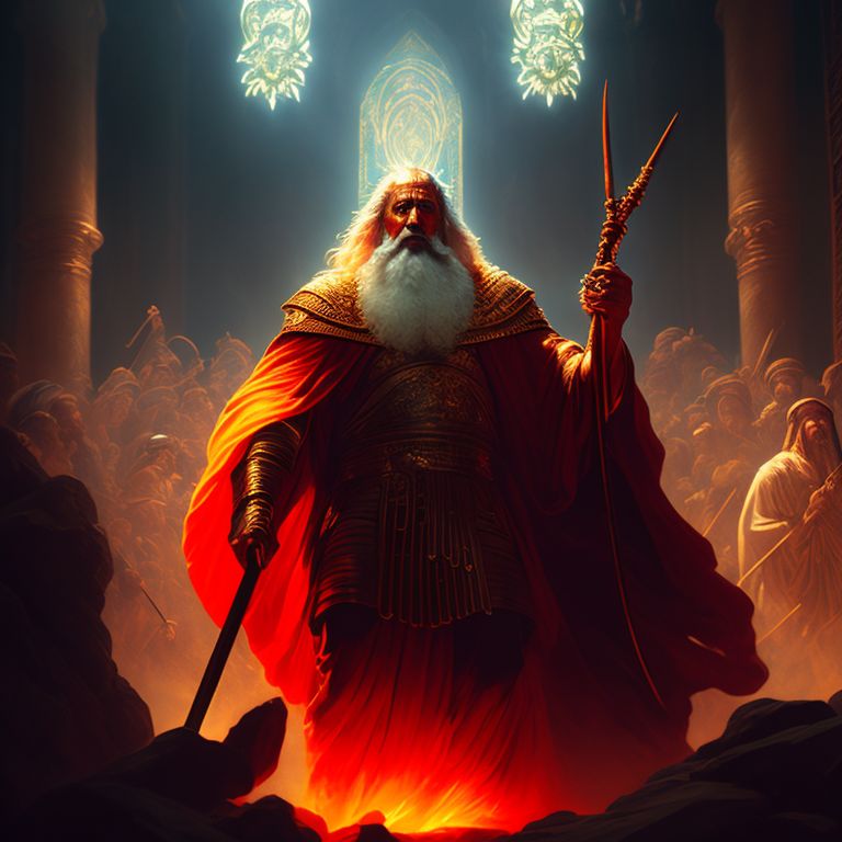 Biblical Moses Paintings