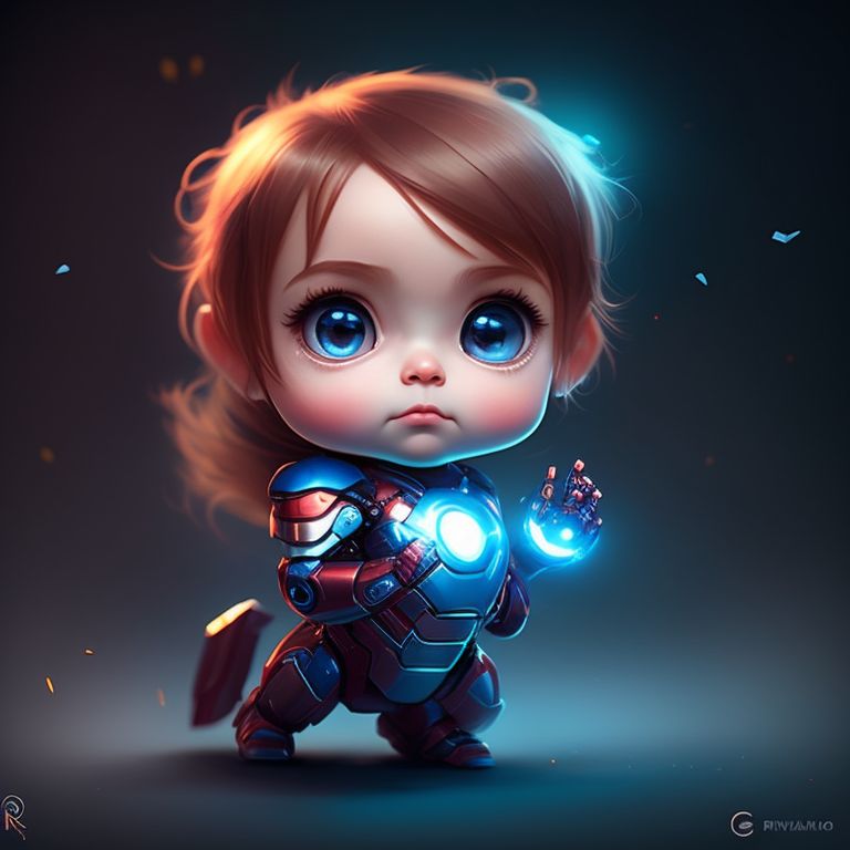 Iron Man Chibi Flying