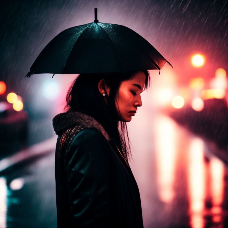Girl Crying In The Rain
