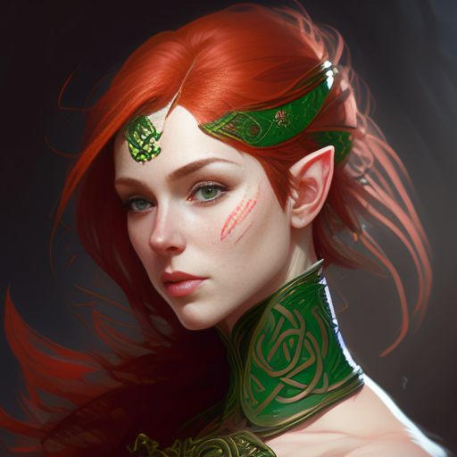 White Streak In Red Hair