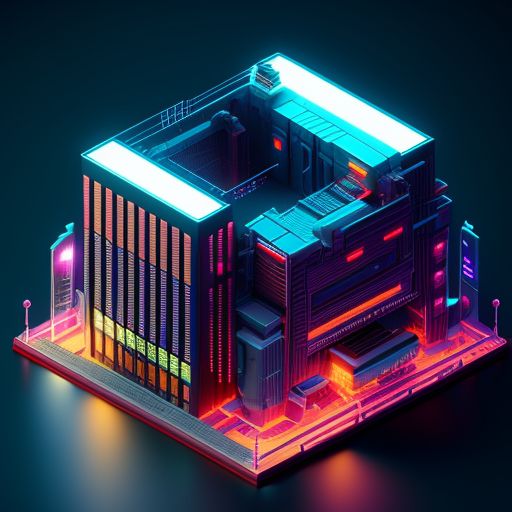 cyberhunter: cyberpunk building