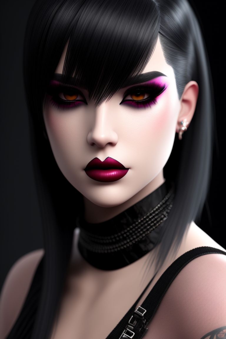 Punk Girl Eye Makeup