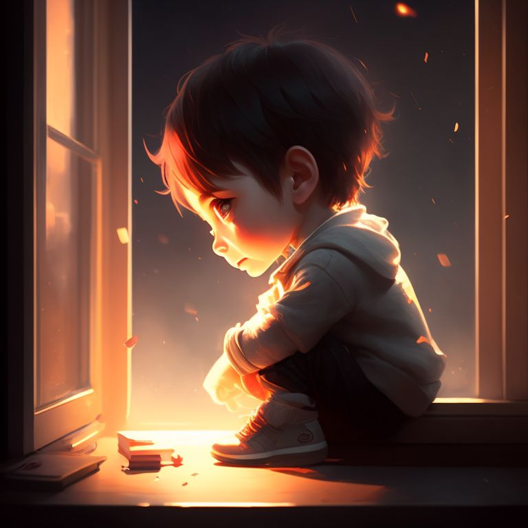 Crying Chibi Boy