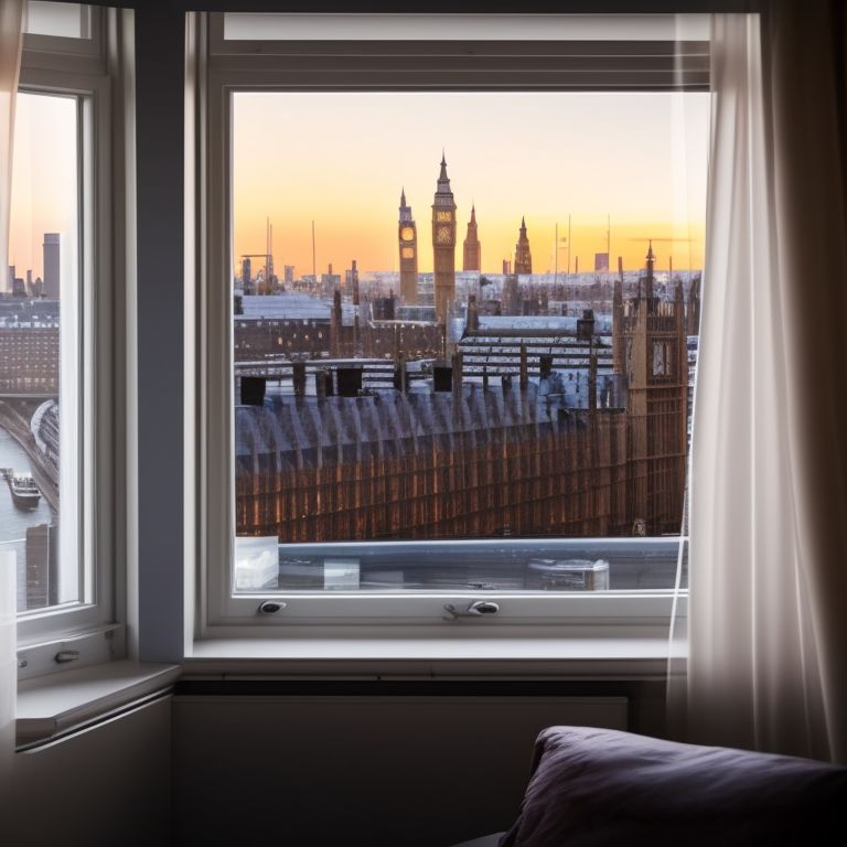 Window At Night From Inside