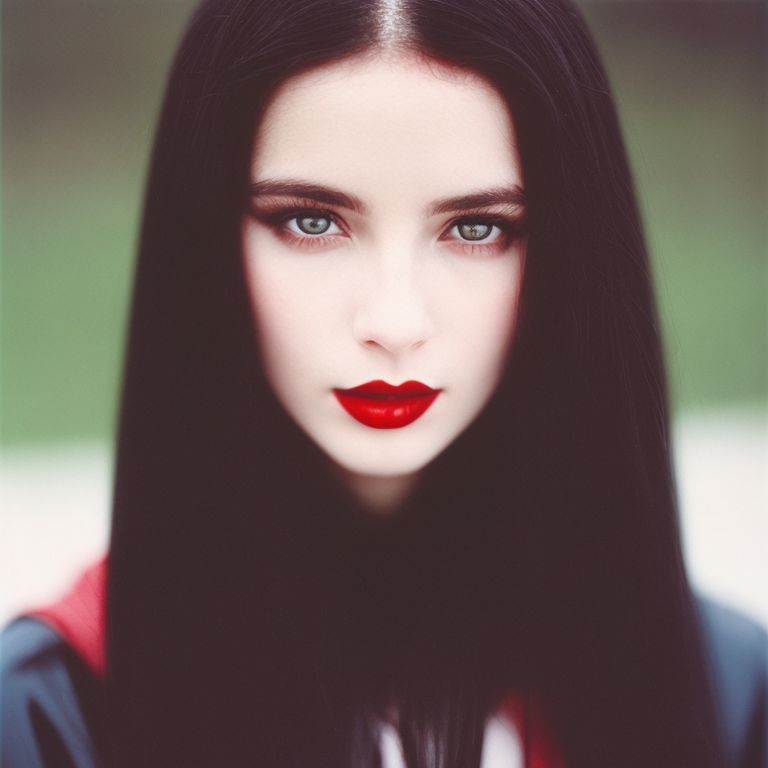 Pale People With Black Hair