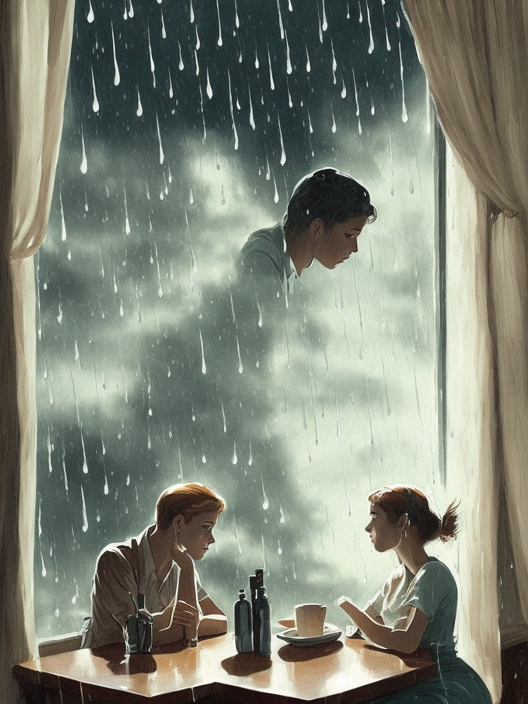 Sad Girl In The Rain