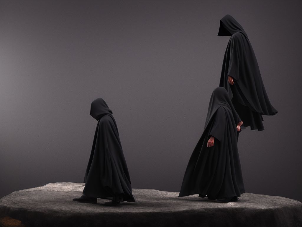 Dark Cloaked Figure
