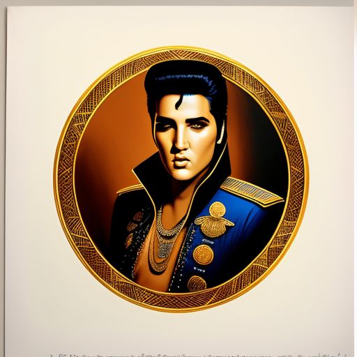nifty-hare505: Elvis Presley Pharaohs print painting, simple and ...