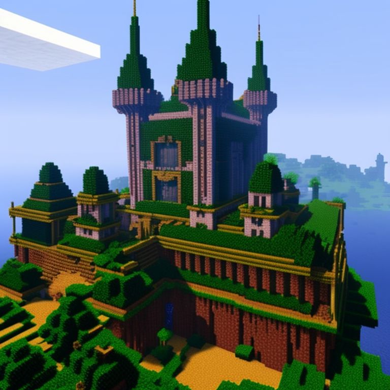 Minecraft Diamond Castle