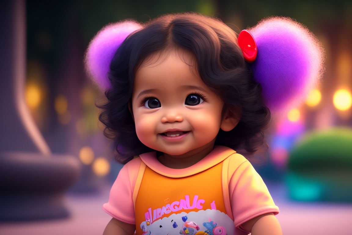 The Cutest Black Baby Girl In The World