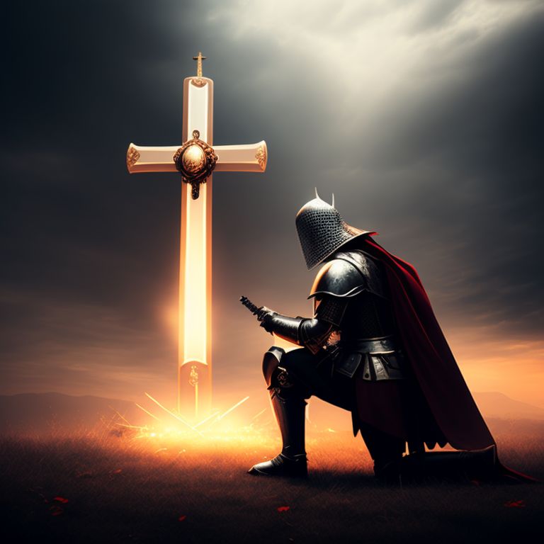 Kneeling Knight Images