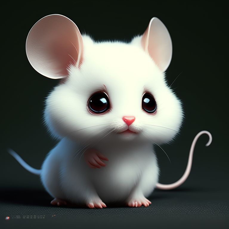 Cute White Mice