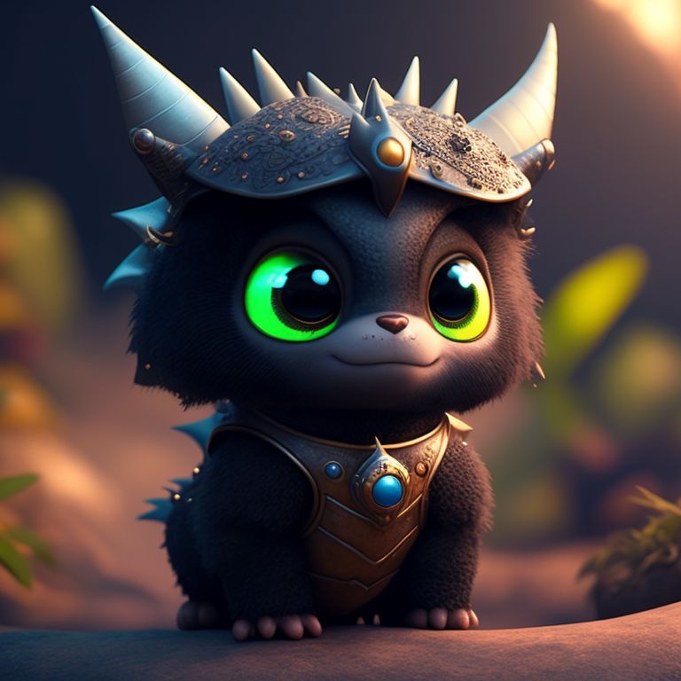 Baby Toothless Dragon Smile