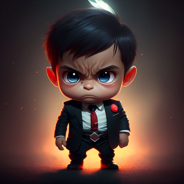 Angry Chibi Boy