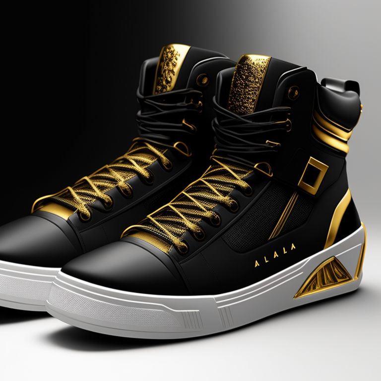 pastel-skunk778: Polo High Top Black and White Polo boots with gold ...