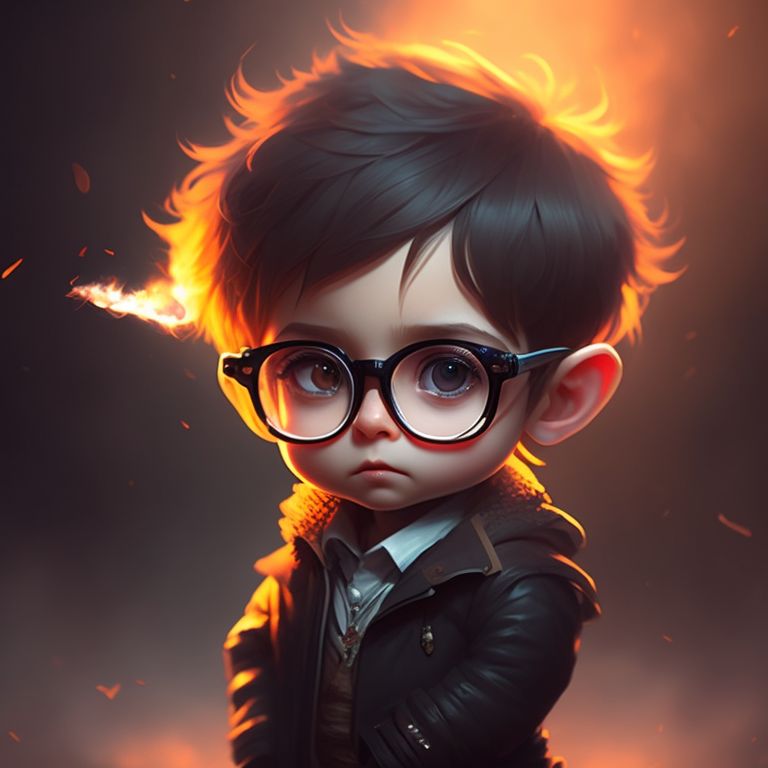 Chibi Glasses Boy