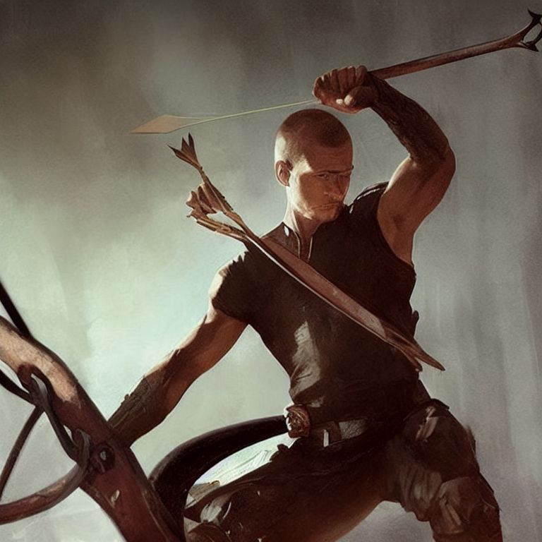 oval-mule699: archer with arrow